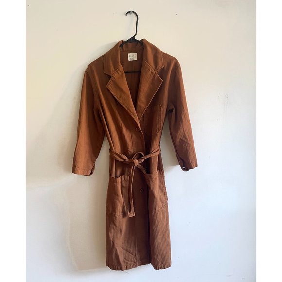First Rite | Jackets & Coats | First Rite Shop Coat In Ginger | Poshmark